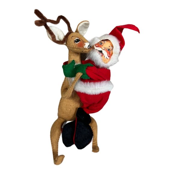 Annalee | Holiday | Annalee Santa And Deer Dolls | Poshmark